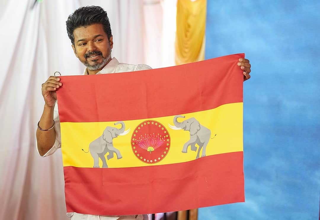 தவெக கொடியில் யானை சின்னம்: தேர்தல் ஆணையம் பதில்!
