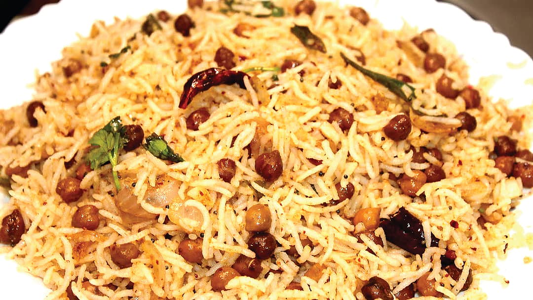 கொண்டைக்கடலை சாதம்