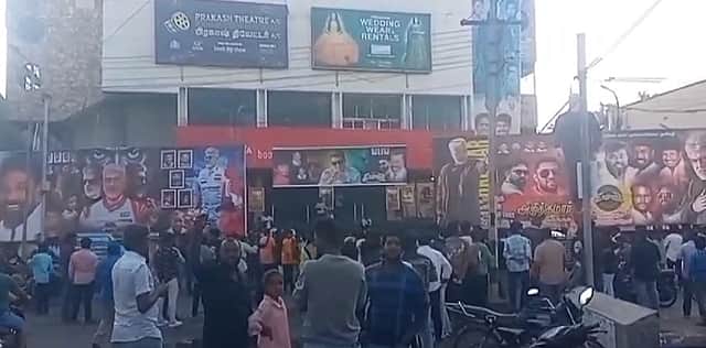 சேலத்தில் விடாமுயற்சி வெளியானது! ரசிகர்கள் பட்டாசு வெடித்துக் கொண்டாட்டம்!!