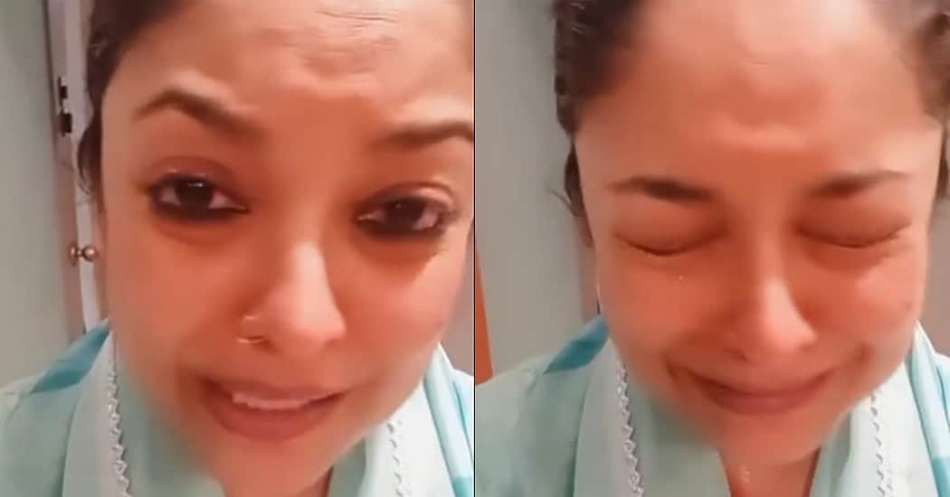 கண்ணீருடன் வீடியோ... நடிகை தனுஸ்ரீ தத்தாவுக்கு என்ன ஆனது?