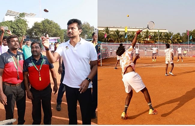 பல்கலை., இடையிலான பேட்மிண்டன் போட்டிகள்! தொடக்கி வைத்தார் உதயநிதி!