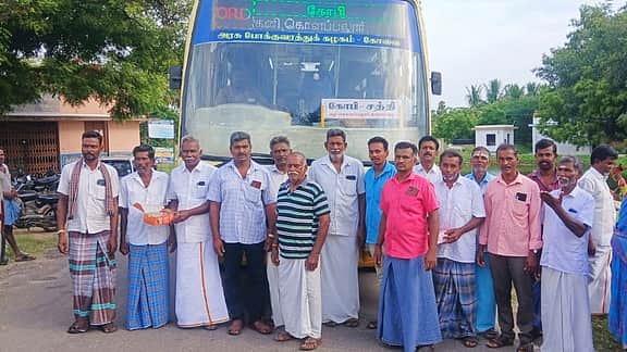 கோபி அருகே தாழ்குனி வழியாக 5 ஆண்டுகளுக்குப் பிறகு பேருந்து சேவை தொடக்கம்