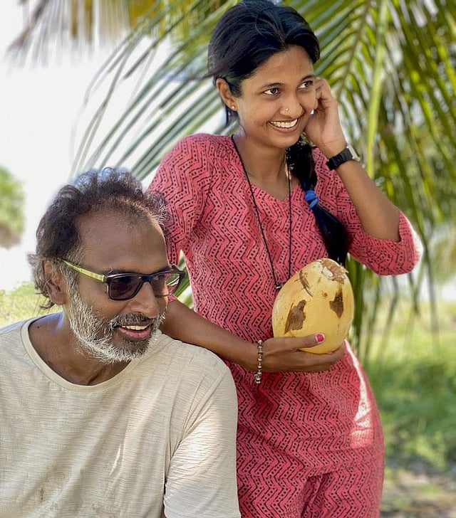 Appa is all well, strong says Keerthi Pandian